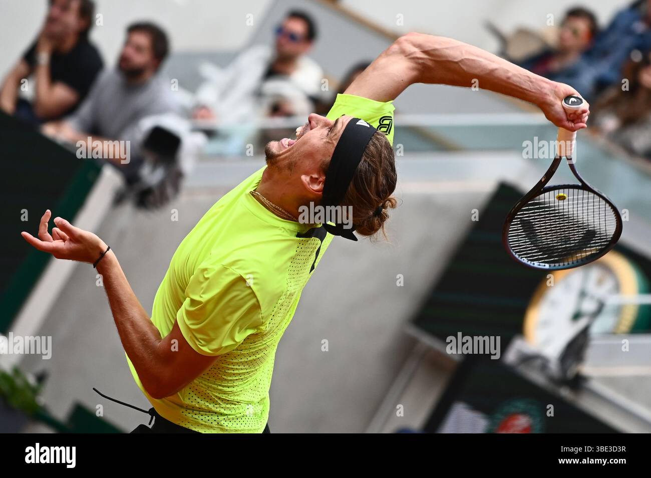 Paris, France. 27th May, 2025. Roland Garros 2025: Alexander Zverev ...
