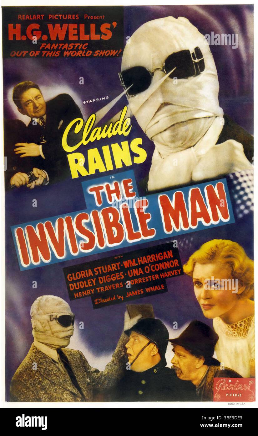 The Invisible Man Year : 1933 USA Director : James Whale Claude Rains ...