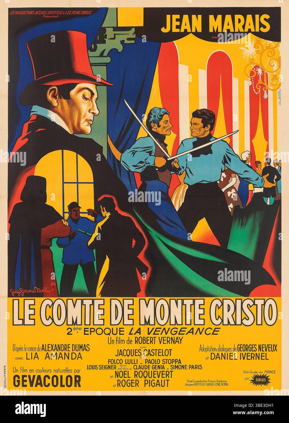 Le Comte de Monte Cristo - La Vengeance Year : 1954 France / Italie ...