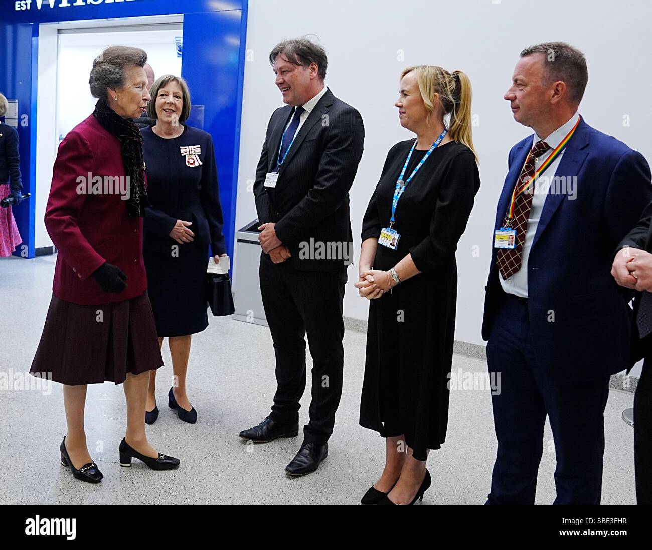 The Princess Royal meets with (left to right) Rob Forster, Deputy CEO ...