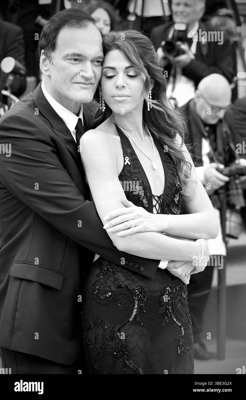 Quentin Tarantino and his wife Daniella Pick 'Nouvelle vague' Cannes Film Festival Screening ...