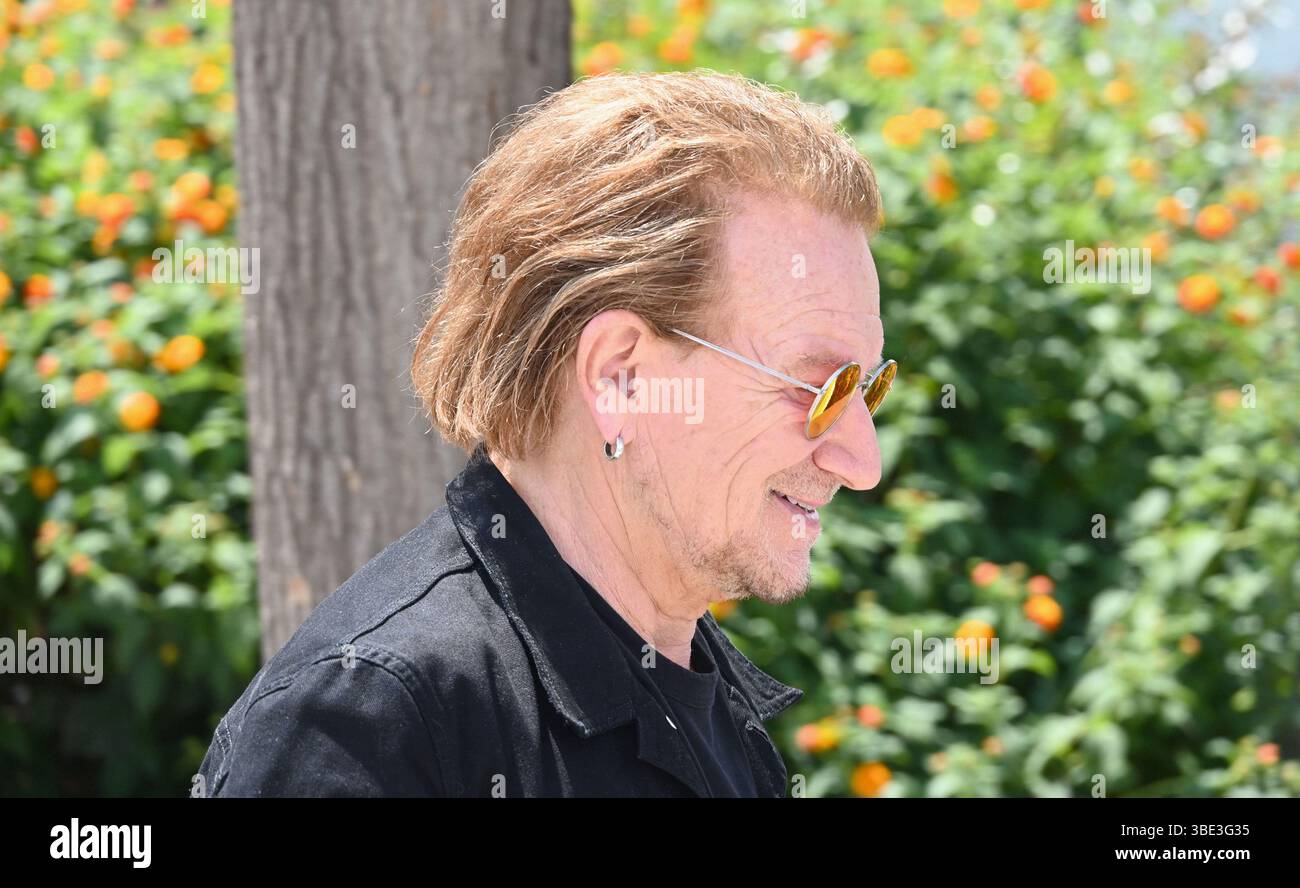 Bono Photocall of the film "Bono : Stories of Surrender" 78th Cannes ...