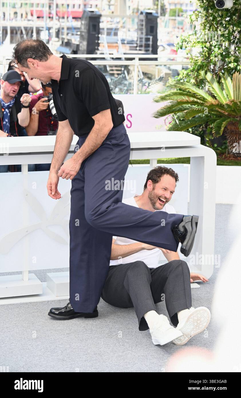 Michael Angelo Covino, Kyle Marvin Photocall of the film 'Splitsville' 78th Cannes Film Festival ...