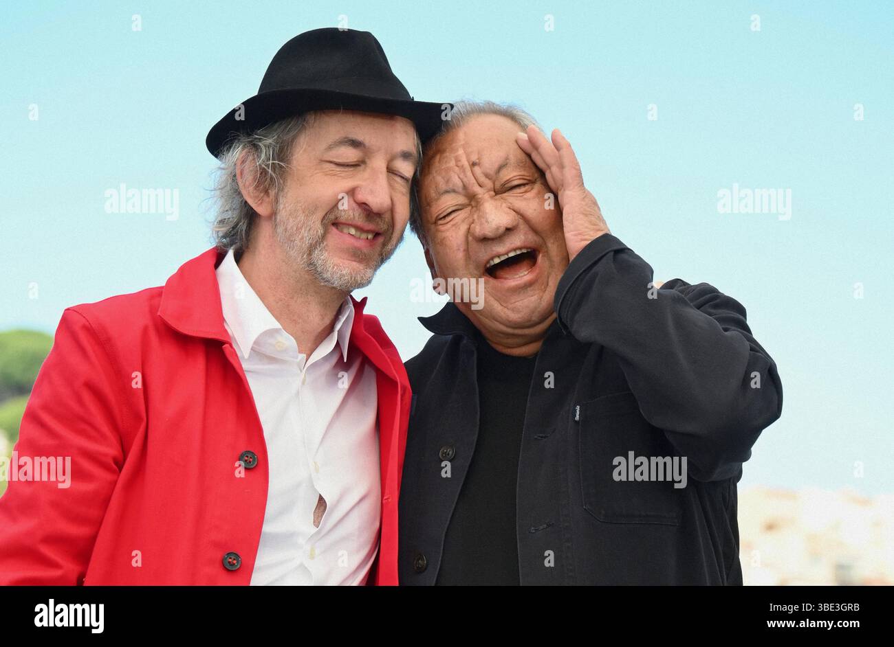 Arthur H, Tony Gatlif Photocall of the film 'Ange' 78th Cannes Film ...