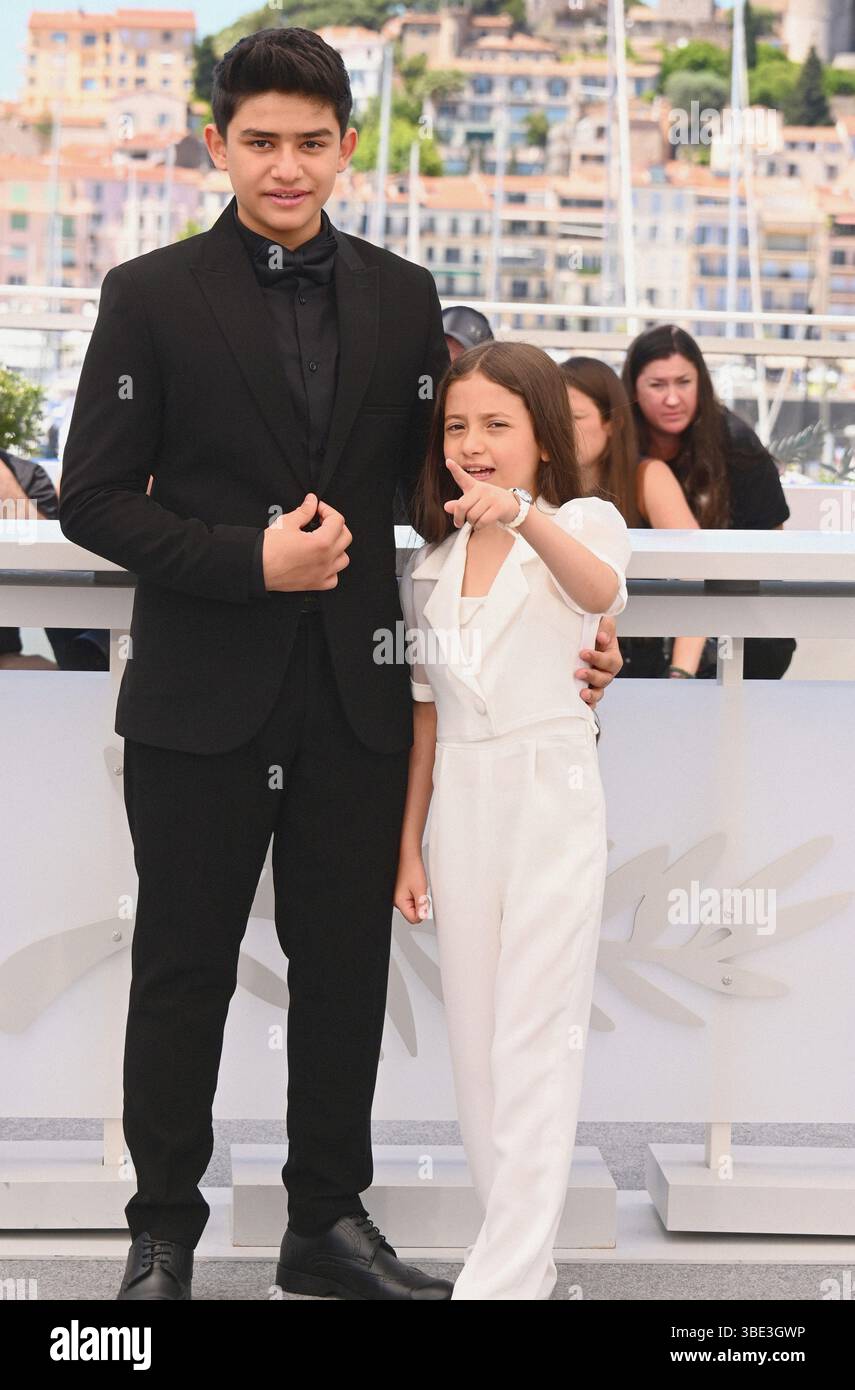 Sinan Mohebi, Arshida Dorostkar Photocall of the film 'Mother and Child' ('Zan O Bacheh') 78th ...