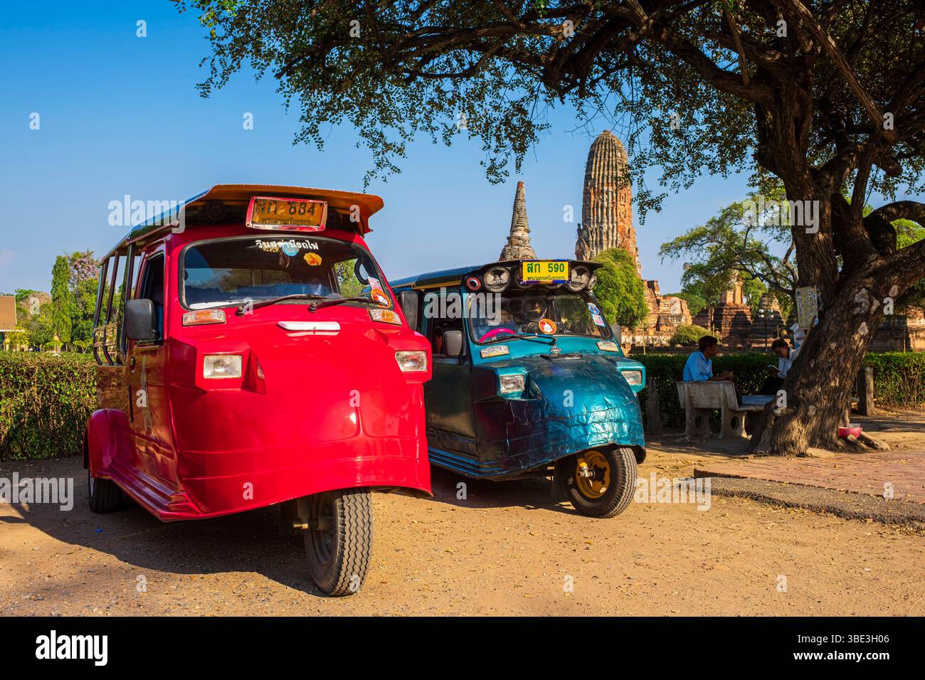 Thailand, Ayutthaya province, Ayutthaya Historical Park, a UNESCO World ...