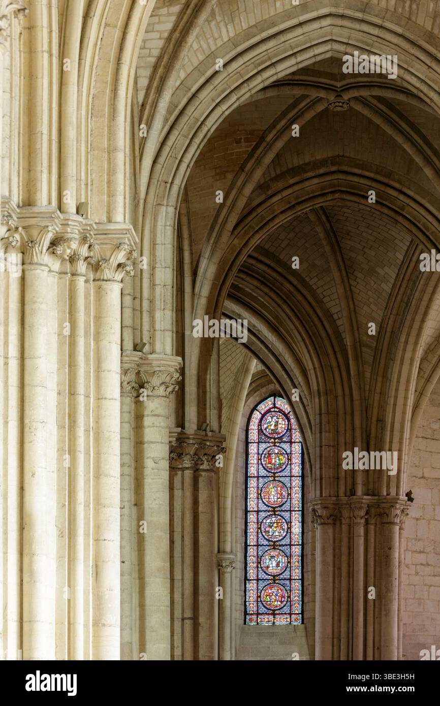 France, Aube, Troyes, Route du Vitrail (road of the stained glass ...