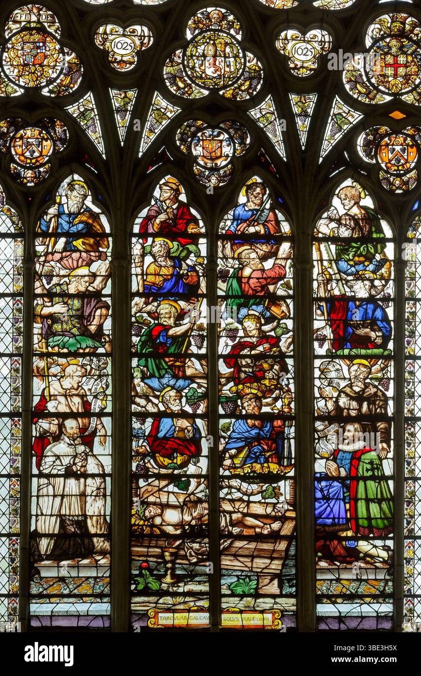 France, Aube, Troyes, Route du Vitrail (road of the stained glass ...