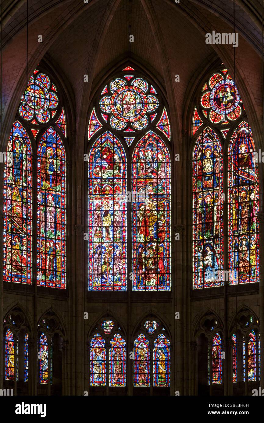 France, Aube, Troyes, Route du Vitrail (road of the stained glass ...