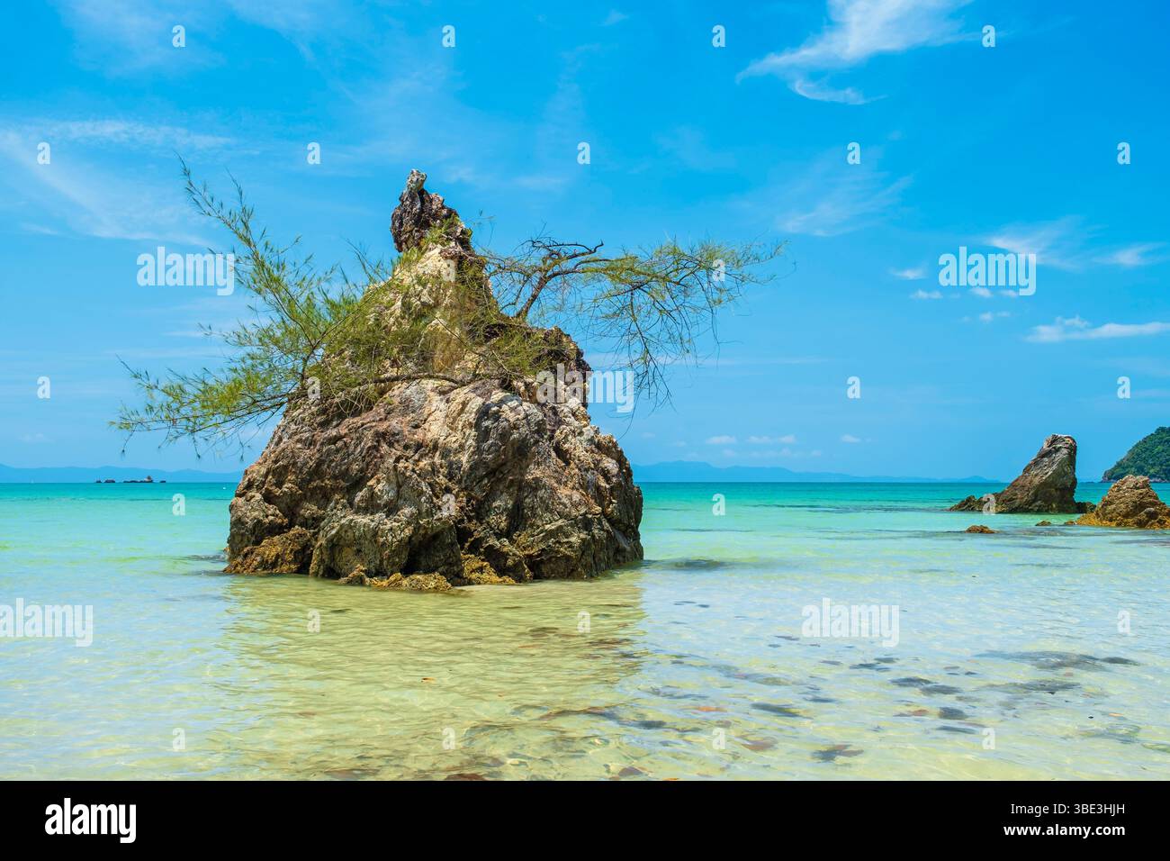 Thailand, Ranong province, Ko Phayam island, Ao Khao Kwai south bay ...