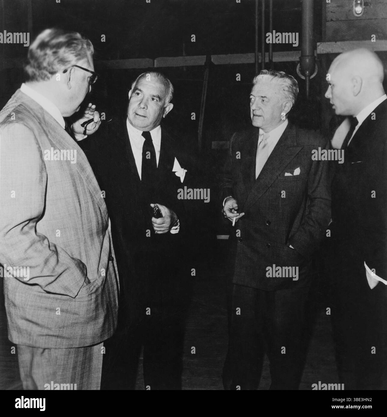 Director Anatole Litvak at the Anastasia film premierewith actor Yul ...
