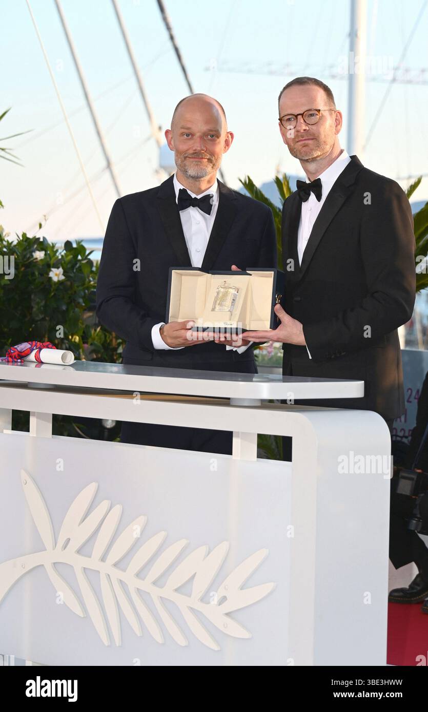 The Grand Prix Award for the film "Sentimental Value" awarded to its director Joachim Trier and ...