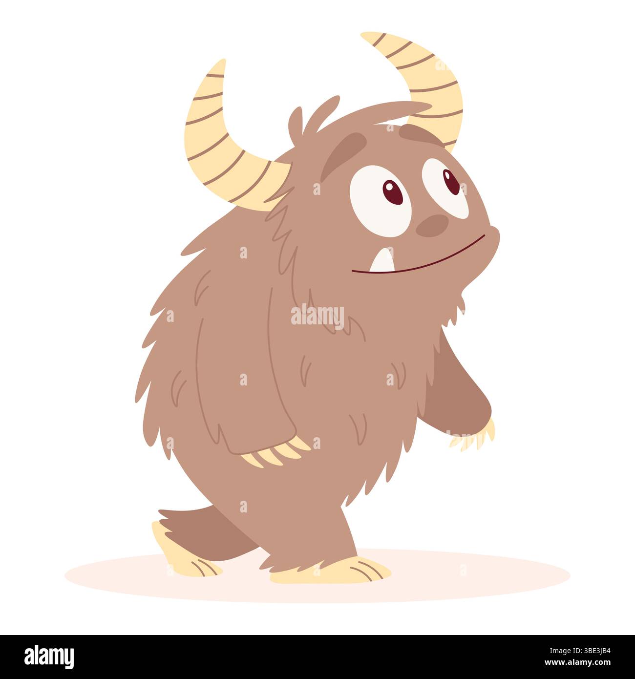 Friendly monster illustration Stock Vector Images - Alamy