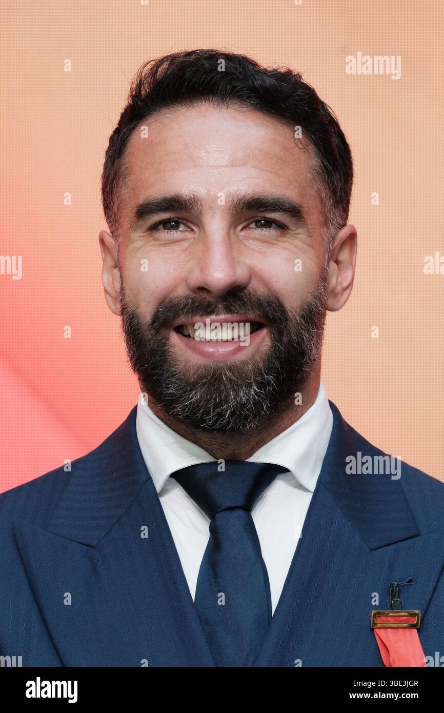 Daniel Carvajal during the Gold Medal of the Regional Administration to Real Madrid soccer ...