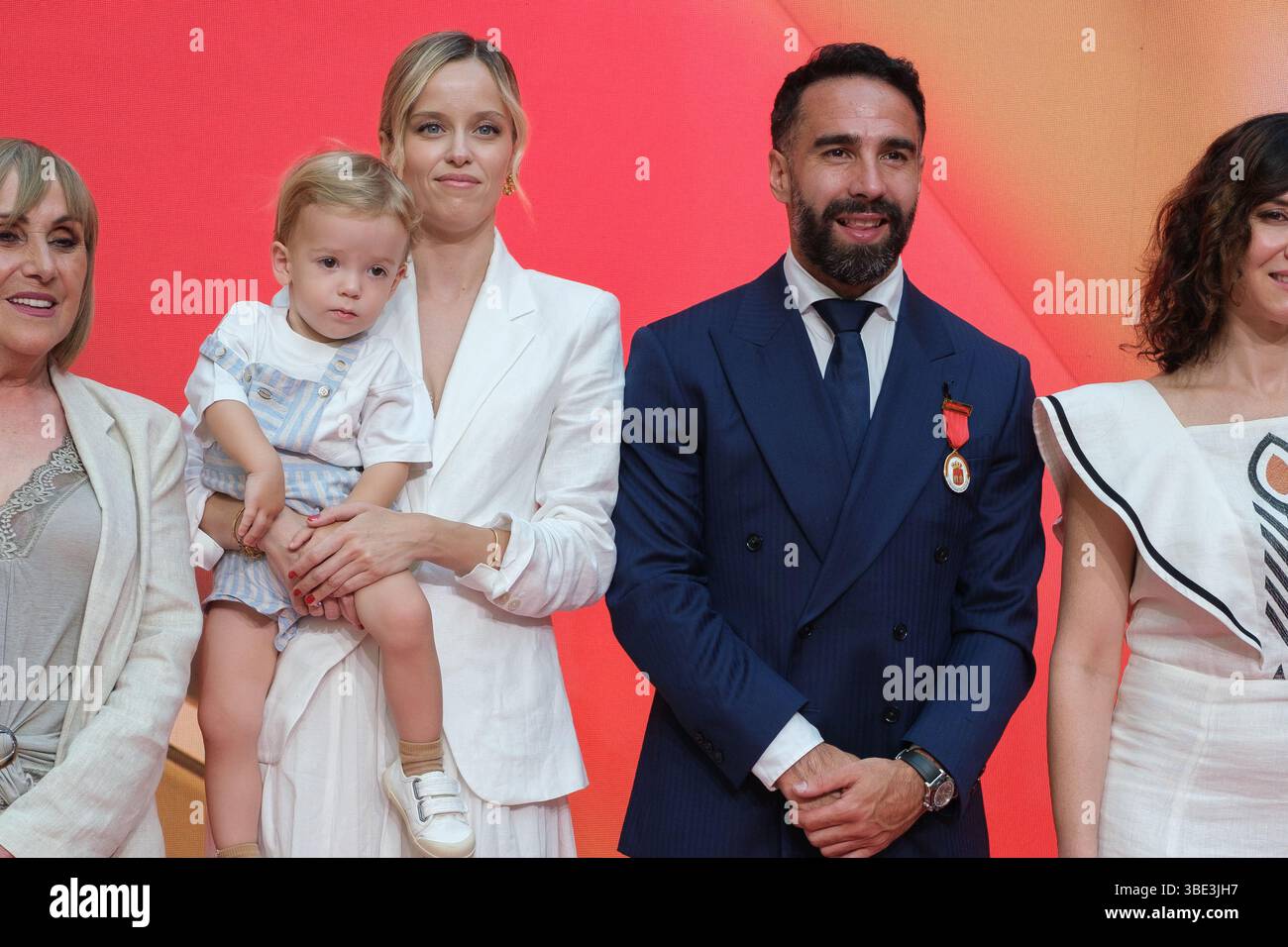 Daphne Cañizares and Daniel Carvajal during the Gold Medal of the ...