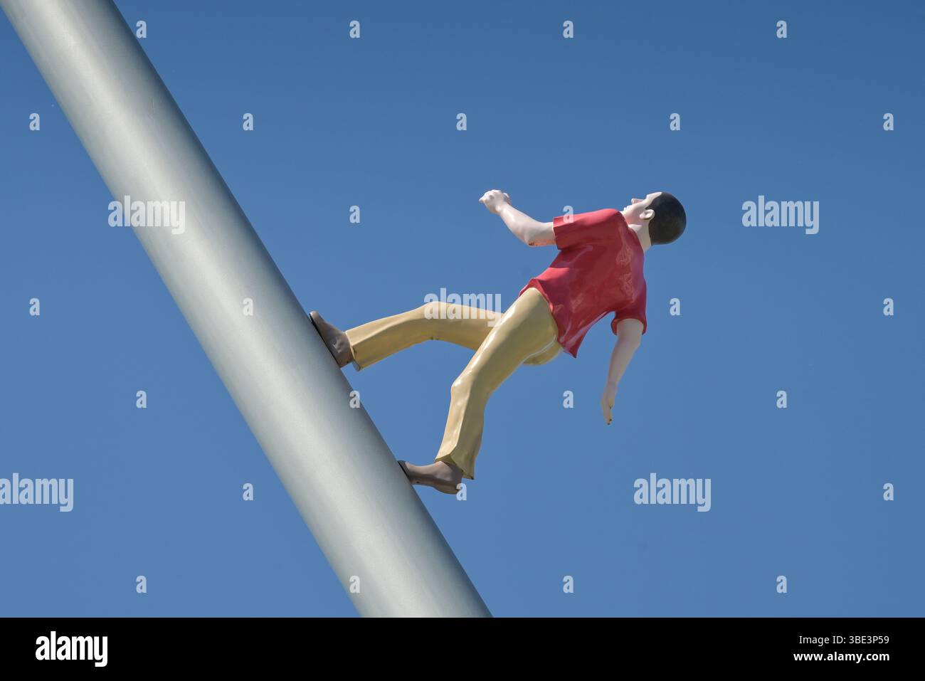 Man Walking to the Sky, Himmelsstürmer von Jonathan Borofsky, Rainer ...