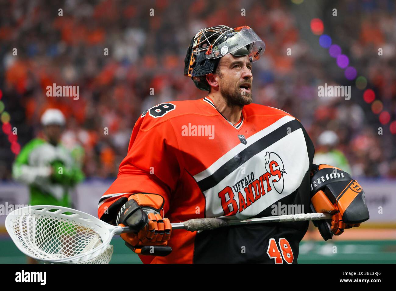 May 24th 2025: Buffalo Bandits goaltender Matt Vinc (48) looks on in ...
