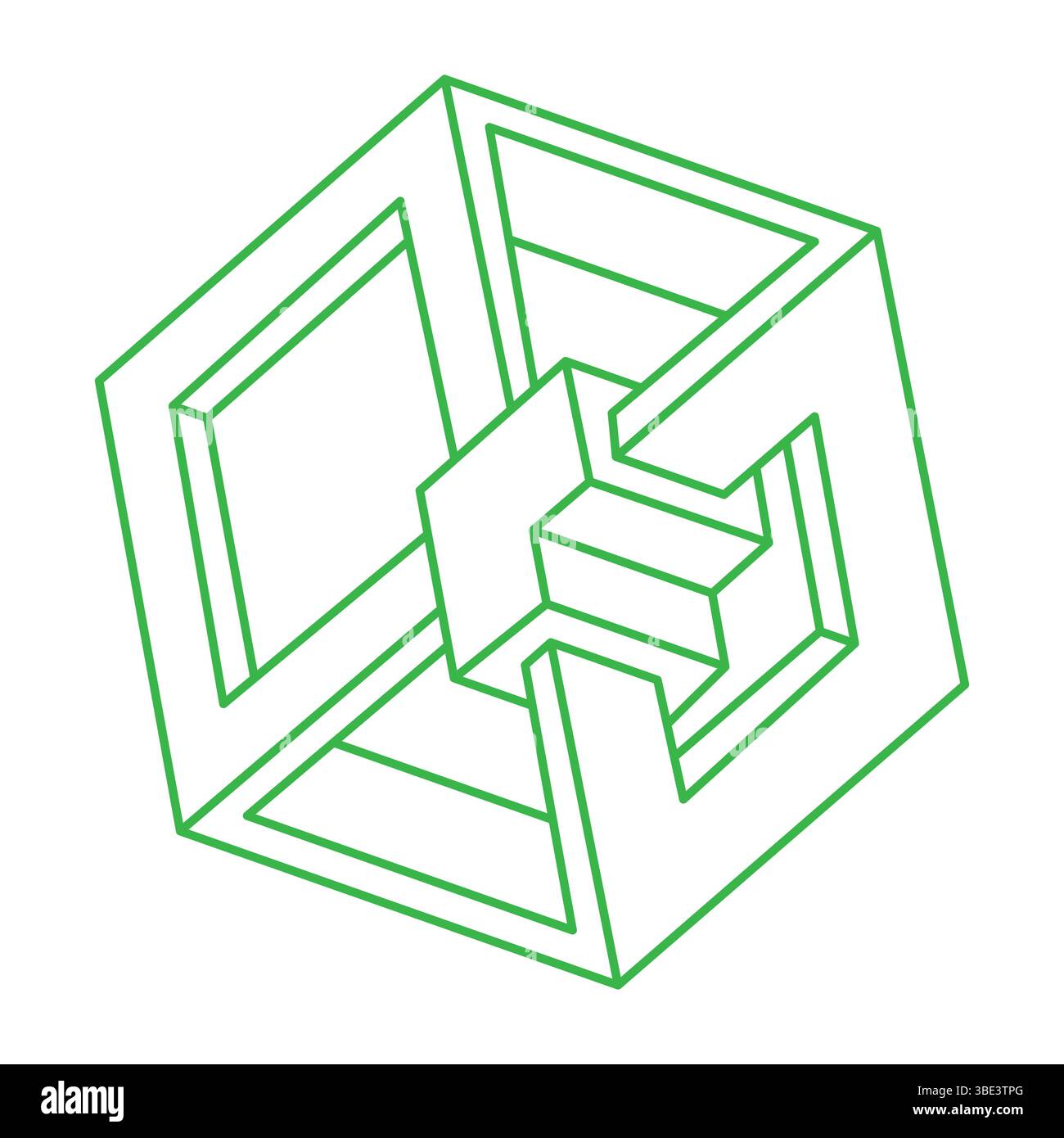 Illusion shapes. 3d geometry. Optical illusion figures. Sacred geometry ...