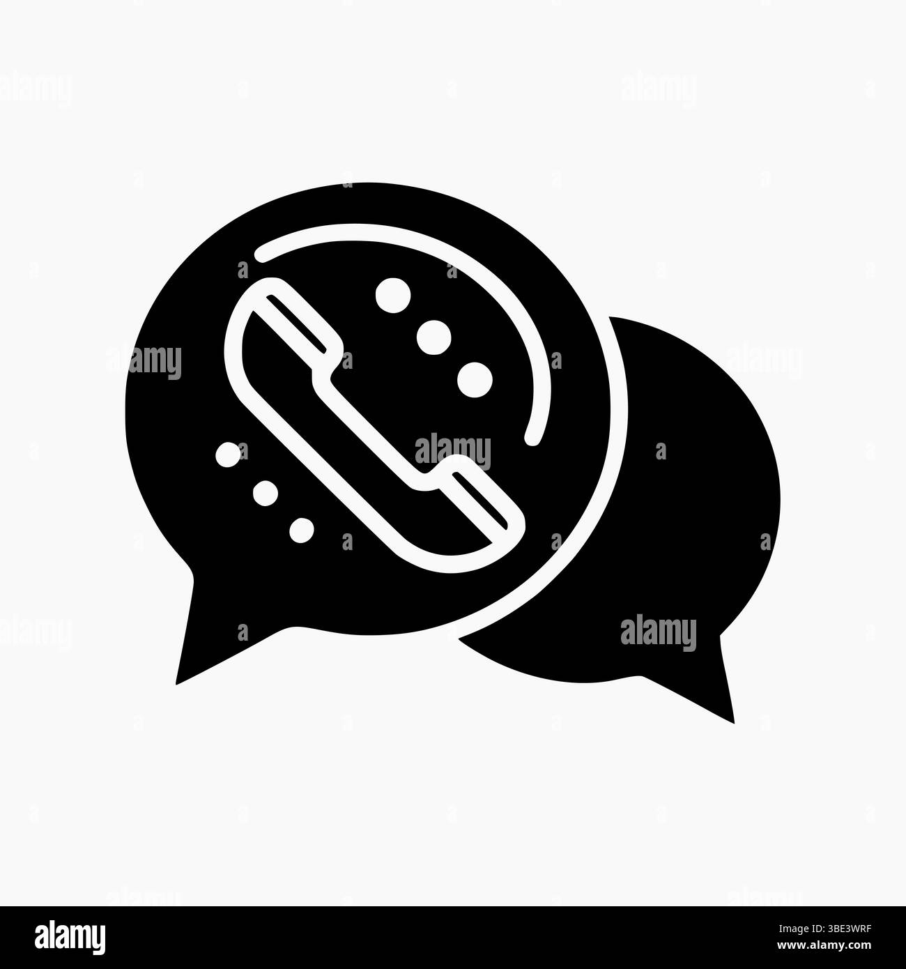 Call Chat Icon Animation – Messaging Communication Loop Symbol for Apps ...