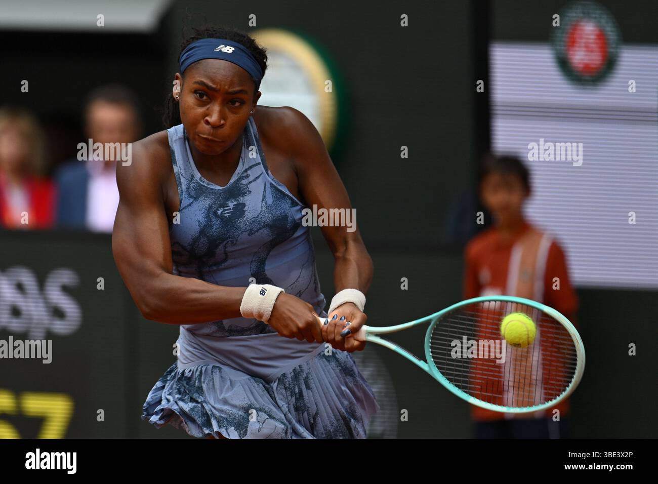Paris, France. 27th May, 2025. Roland Garros 2025: Coco Gauff (USA) during the Women's Singles ...