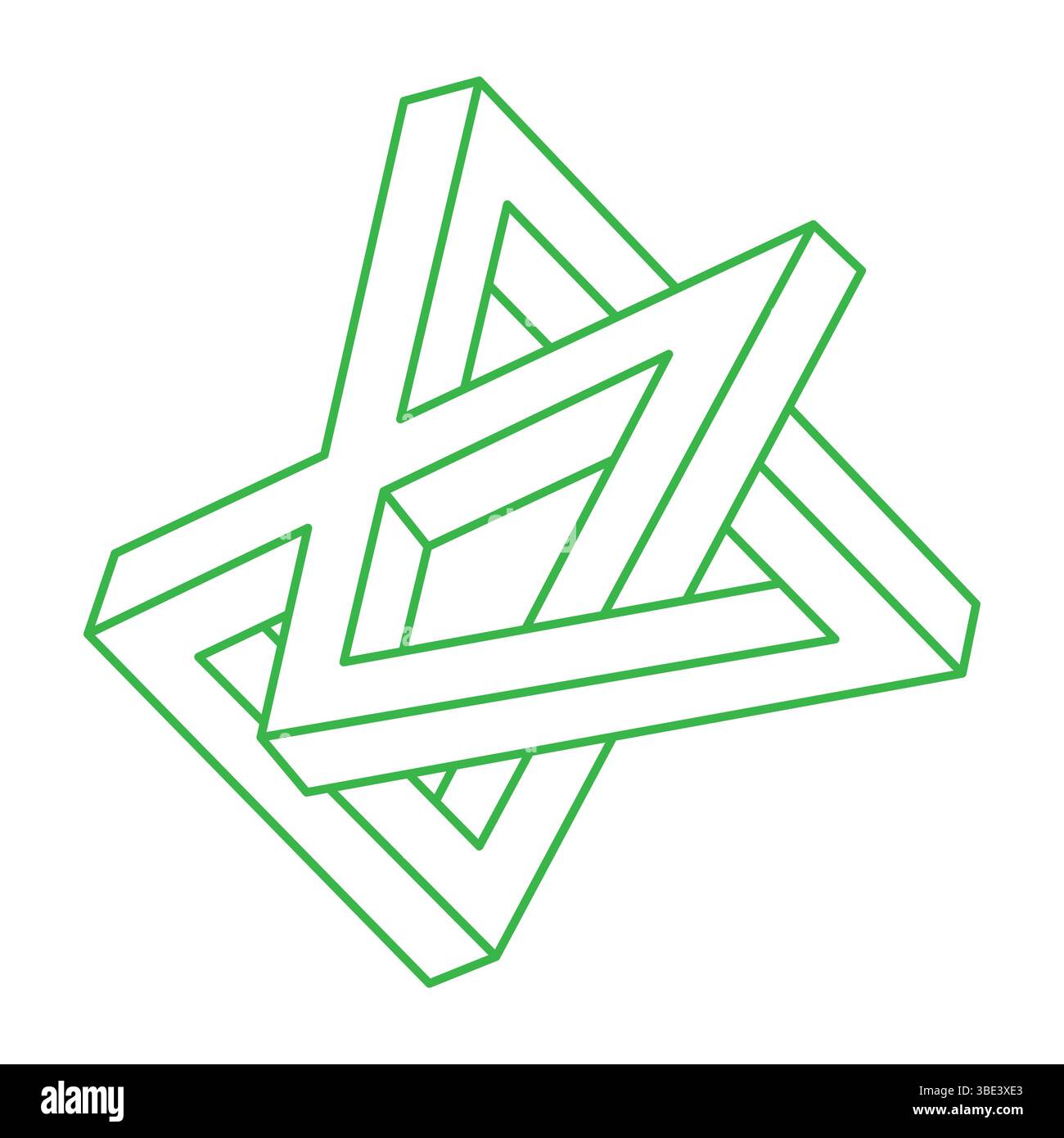 Illusion shapes. 3d geometry. Optical illusion figures. Sacred geometry ...