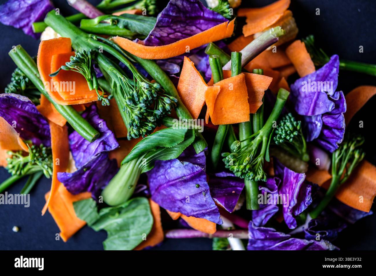 London UK, May 27 2025, Selection of Fresh Healthy Stir Fry Vegetables ...