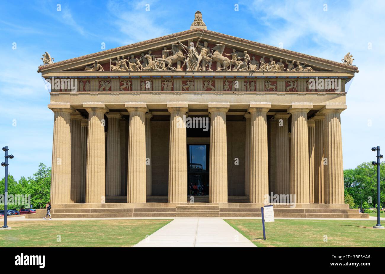 The Parthenon In Centennial Park Nashville Tennessee Usa Stock Photo
