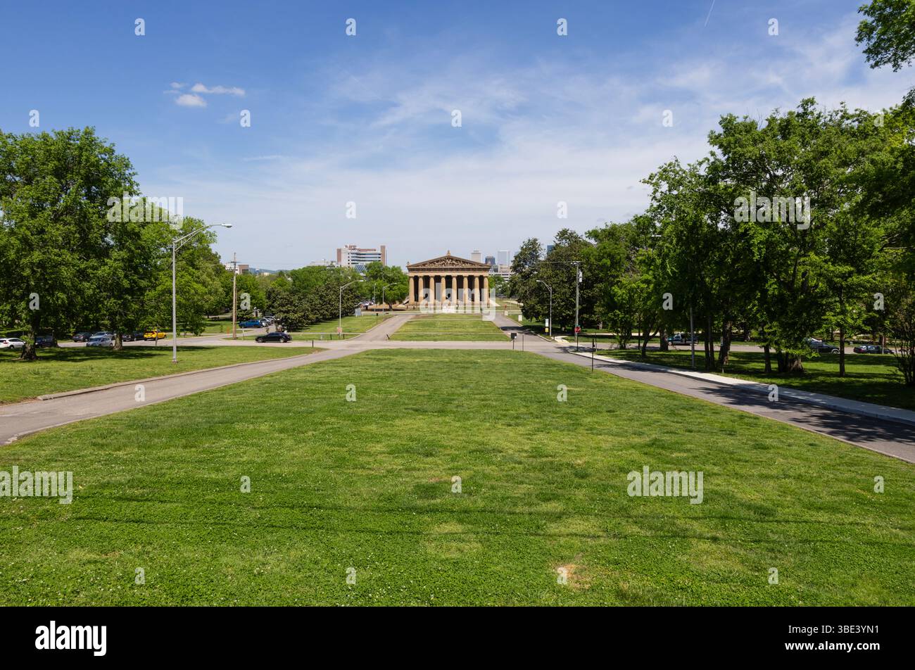 The Parthenon in Centennial Park, Nashville, Tennessee, USA Stock Photo - Alamy