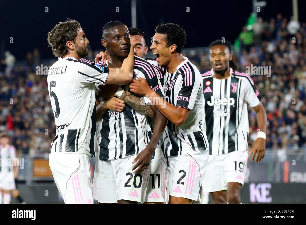 Venezia, Italia. 25th May, 2025. Juventus celebration, Juventus' Randal ...