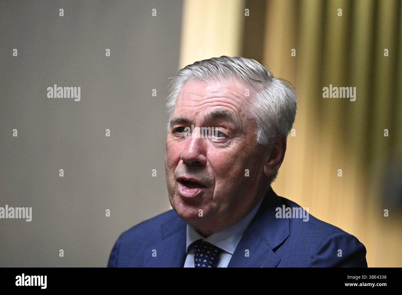 Rio de Janeiro-Brazil, May 26, 2025, Carlo Ancelotti, new coach of the Brazilian national ...