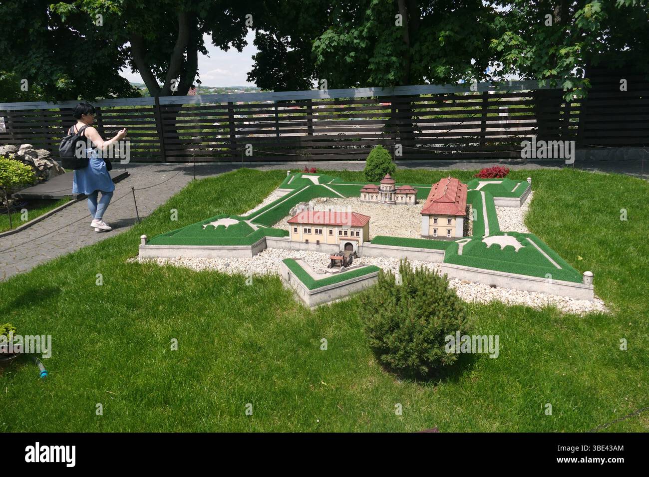 A scale model of the Zolochiv Castle is at the Castles of Ukraine ...