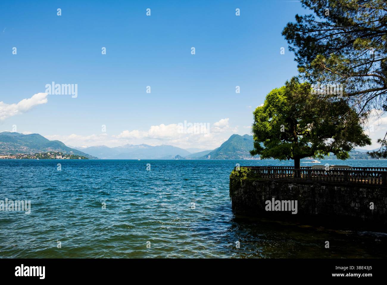 Lake Maggiore, Italy from the town of Stresa Stock Photo - Alamy