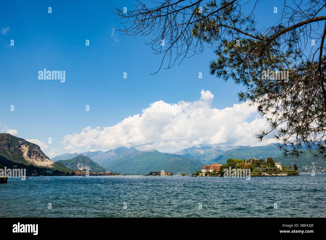 Lake Maggiore, Italy from the town of Stresa Stock Photo - Alamy