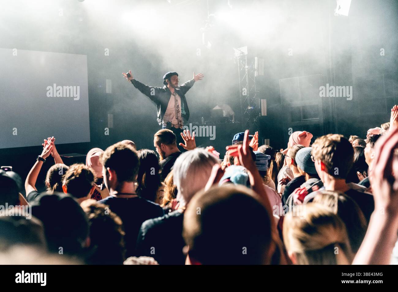 Copenhagen, Denmark. 26th May, 2025. The Canadian rapper bbnos performs ...