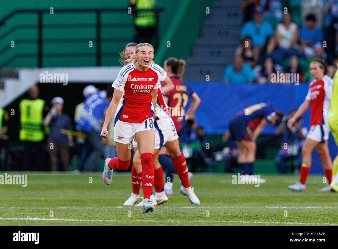 Chloe Kelly seen during UEFA Womens Champions League 2025 final game ...