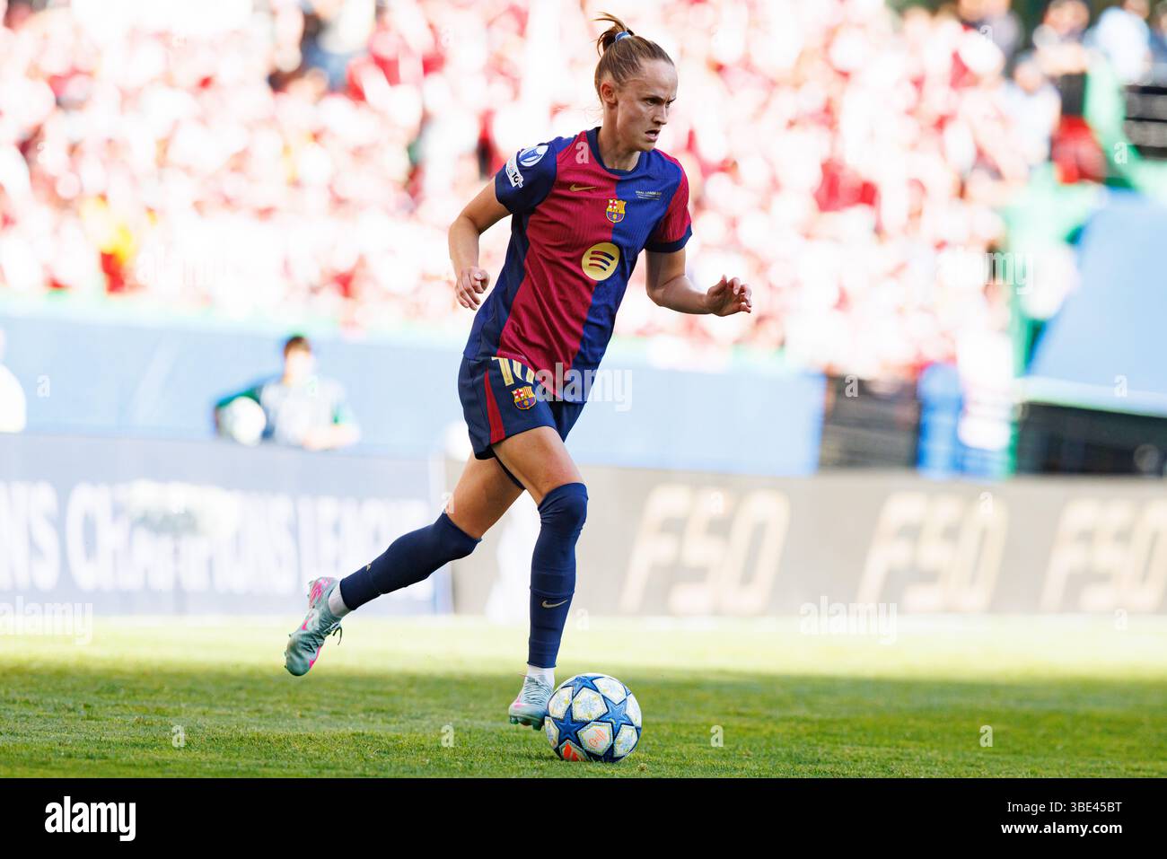 Caroline Graham Hansen seen during UEFA Womens Champions League 2025 ...