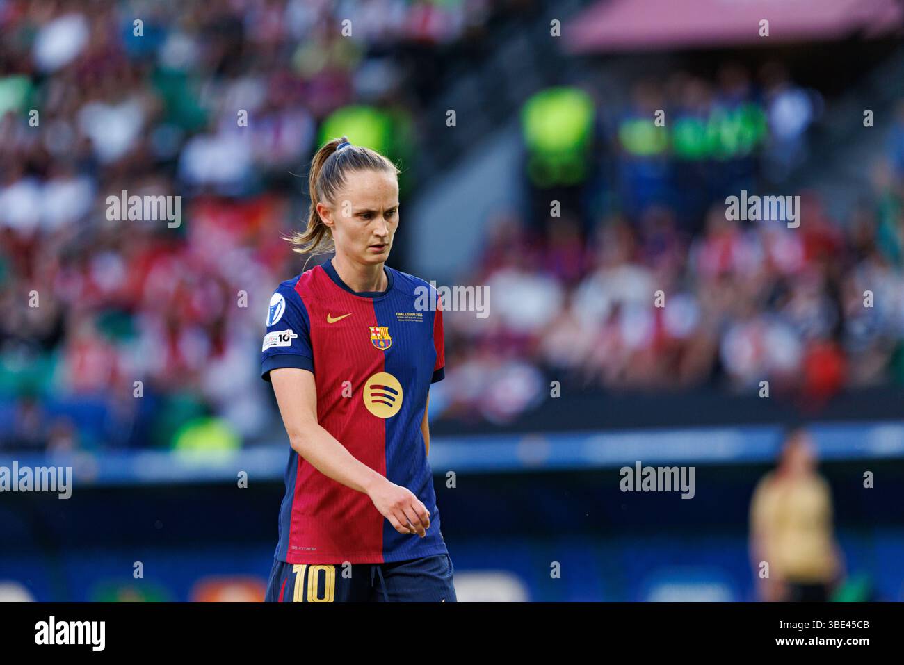 Caroline Graham Hansen seen during UEFA Womens Champions League 2025 ...
