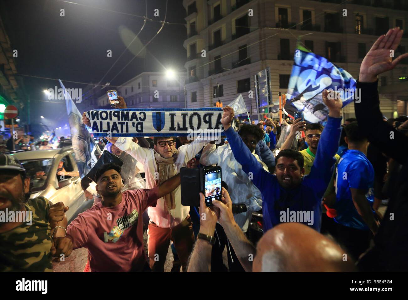Calcio Napoli wins its fourth championship of the Italian Serie A ...