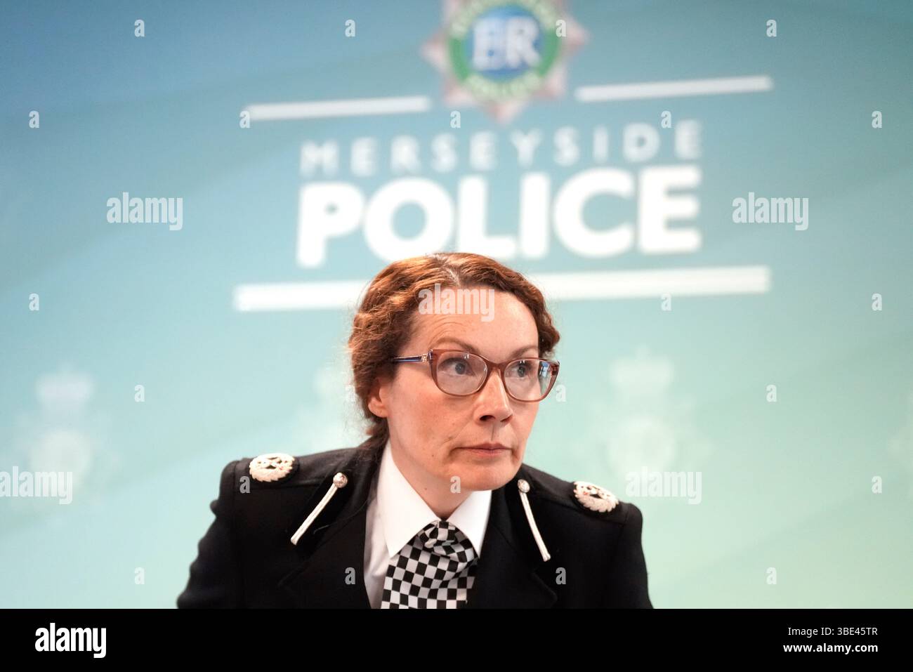 Assistant Chief Constable Jenny Sims from Merseyside Police speaking ...