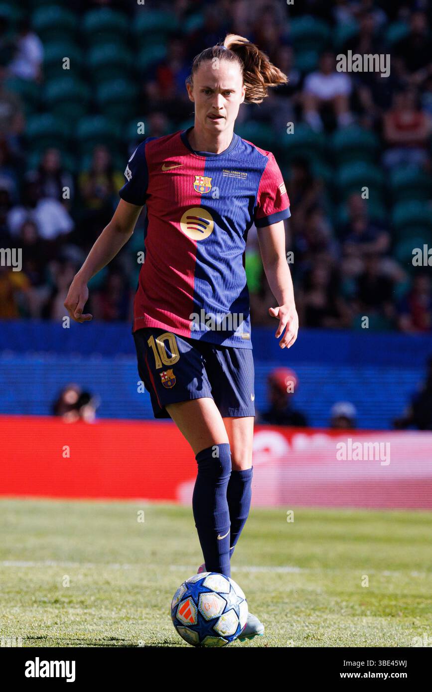 Caroline Graham Hansen seen during UEFA Womens Champions League 2025 ...