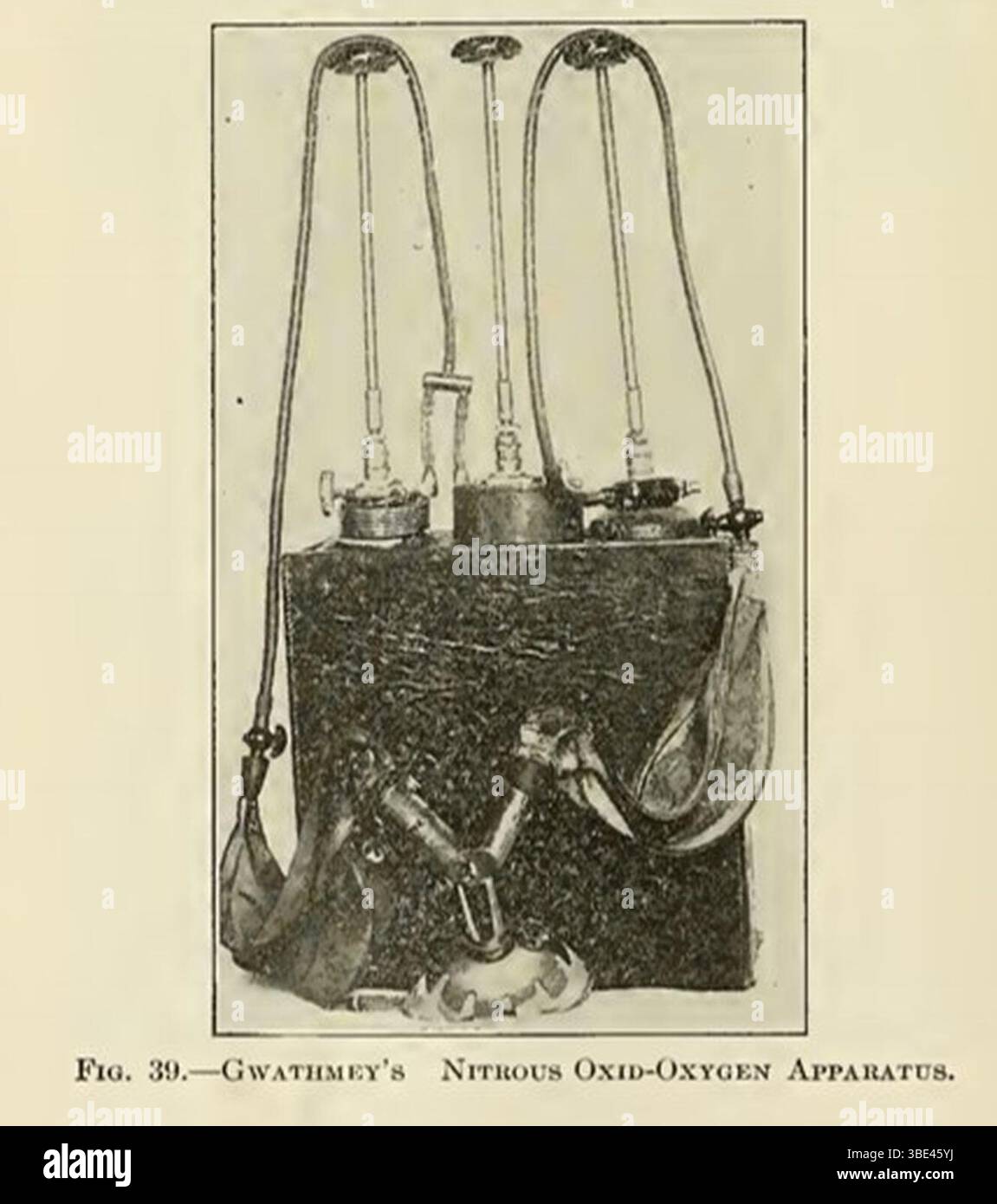 James Gwathmey's Nitrous Oxide-Oxygen Apparatus Stock Photo - Alamy