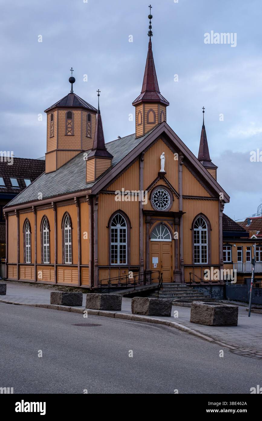 Tromsø, Norway, Cathedral of Our Lady also known as Church of Our Lady ...