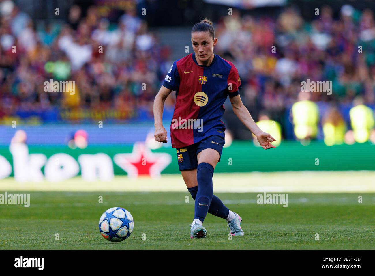 Ona Battle seen during UEFA Womens Champions League 2025 final game ...