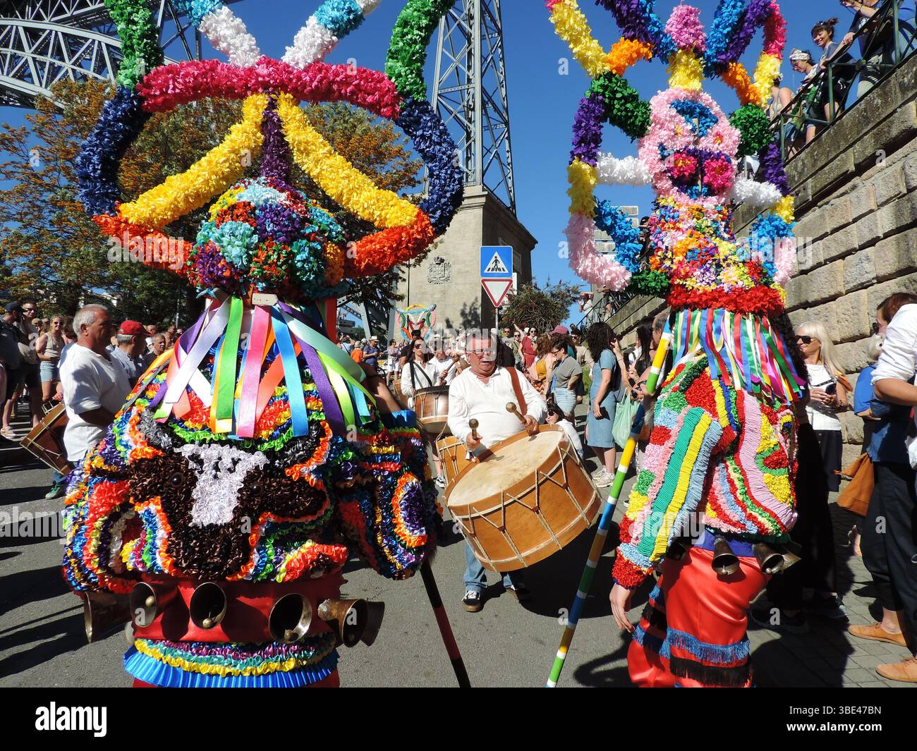 XVIIIberian Masquerade Parade in Gaia, Portugal. , . on May 26. 2025 ...