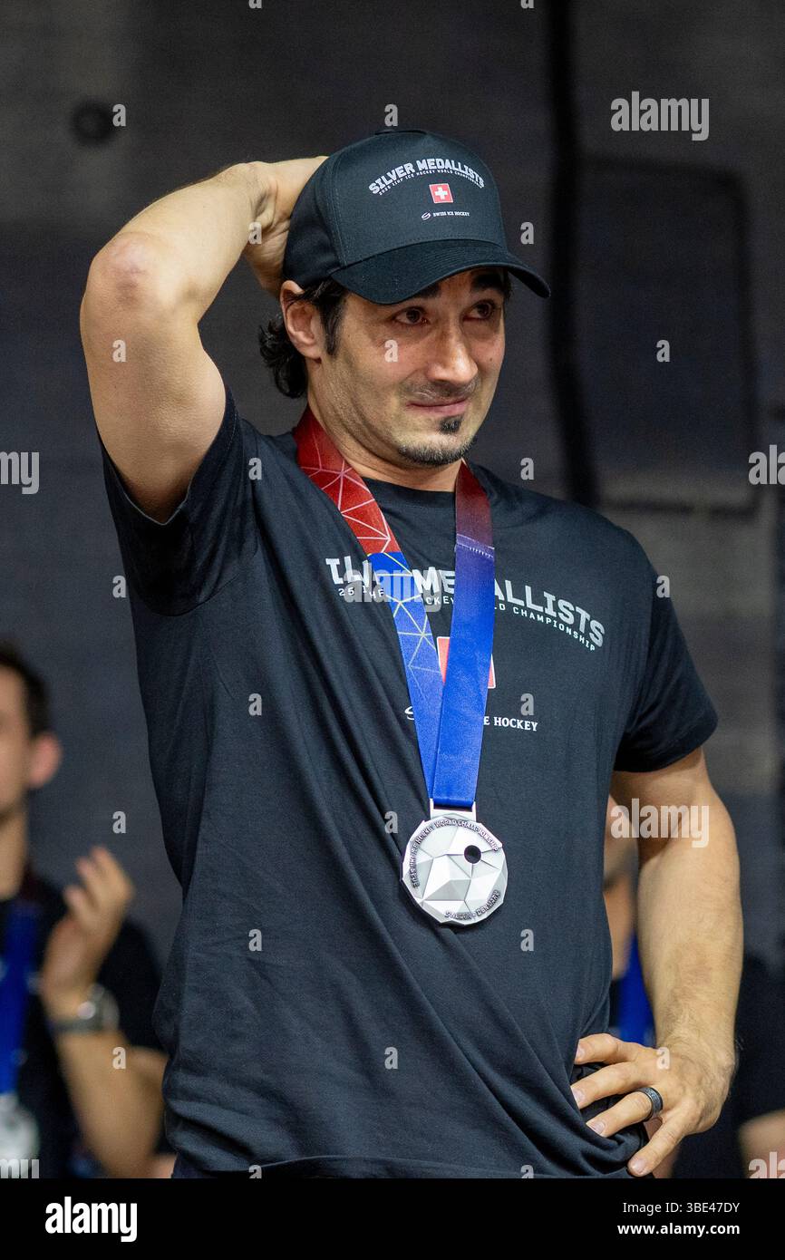 Kloten, SWISS Arena, Silver Medal Celebrations - Ice Hockey WC, an ...