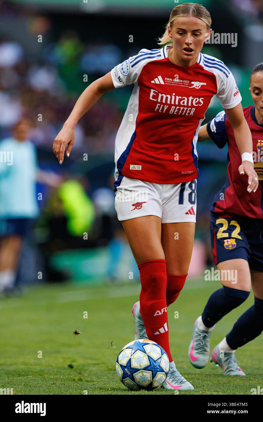 Chloe Kelly seen during UEFA Womens Champions League 2025 final game ...