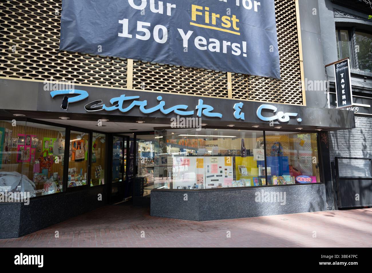 San Francisco, United States. 13th May, 2025. Facade of Patrick and Co ...