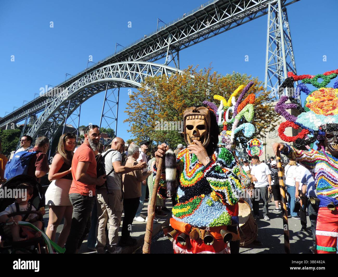 XVIIIberian Masquerade Parade in Gaia, Portugal. , . on May 26. 2025 ...