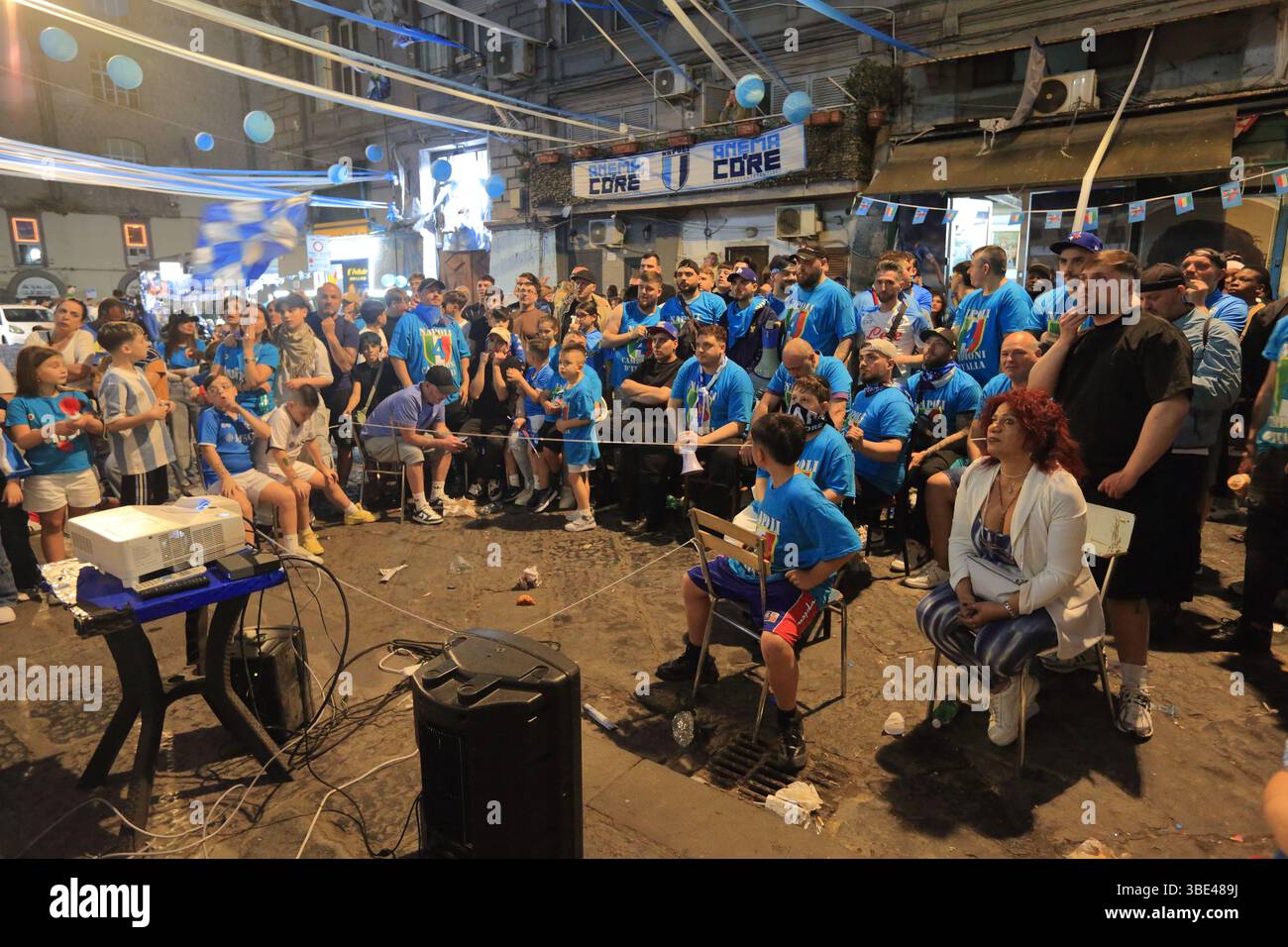 Calcio Napoli wins its fourth championship of the Italian Serie A ...