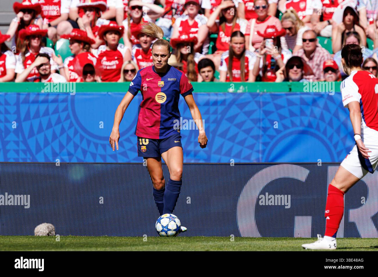 Caroline Graham Hansen seen during UEFA Womens Champions League 2025 ...